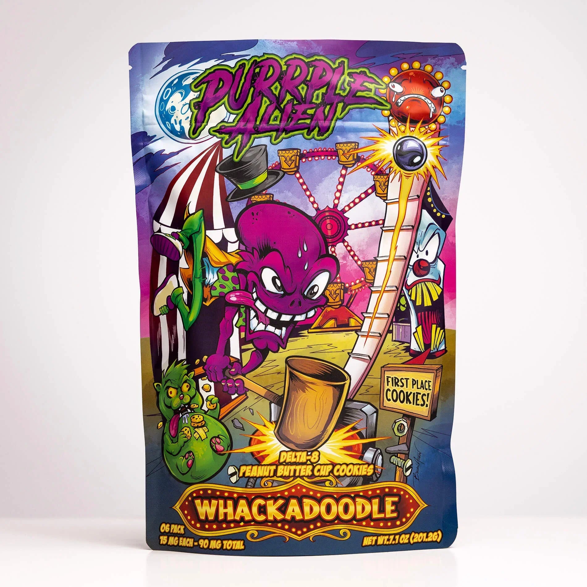 Whackadoodle – Peanut Butter Cup Cookies – Purrple Alien